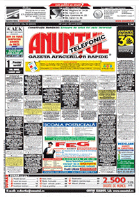 Anuntul Telefonic - anunturi imobiliare, oferte locuri de munca ...