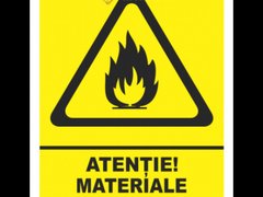 Indicatoare pentru material inflamabil Vand Indicatoare - anuntul.ro