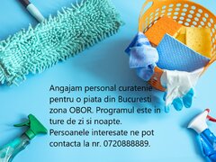 Angajare Personal curatenie Bucuresti zona Obor Angajam personal ...