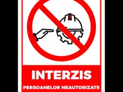 Indicator interzis persoanelor neautorizate sa opereze - anuntul.ro