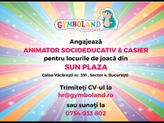 Angajare Supraveghetor copii, lucrator comercial in Mall Sun Pla ...