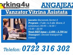 Angajare Vanzatoare vitrina asistata - anuntul.ro