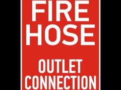 Fire Hose Outlet Connection Sign Vand Fire Hose Outlet - anuntul.ro