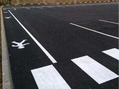 Marcaj rutier cu vopsea pentru linii exterioare parcari - anuntul.ro