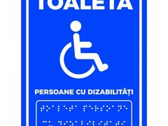 Placuta pentru toaleta persoane cu dizabilitati text in - anuntul.ro
