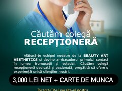 Angajare Receptionera pentru clinica medicala Beauty Art Aesthet ...