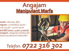 Angajare Manipulant Marfa Pentru clientul nostru - anuntul.ro