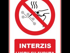 Placuta interzis lucru cu sudura Vand Placuta interzis - anuntul.ro