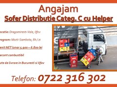 Angajare Sofer distributie cat. C cu Helper - anuntul.ro