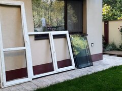 Termopan usa + geam. Vand urgent usa termopan (213 cm i - anuntul.ro