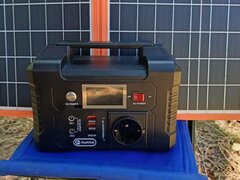 Statie de curent plus panou solar Vand statie portabila - anuntul.ro